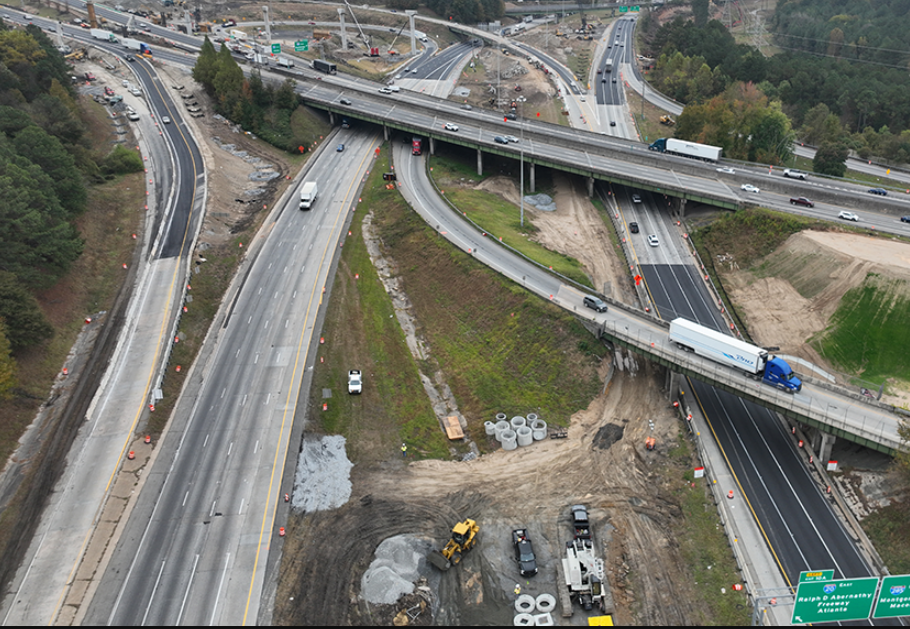 Georgia Interchange Project an Exercise in Precise Construction Planning